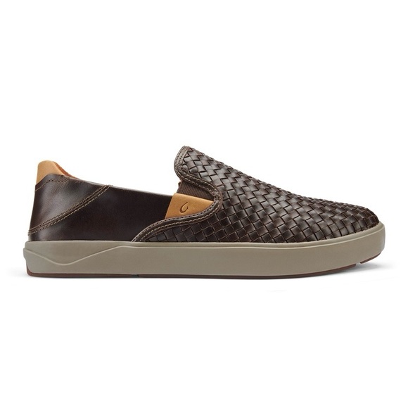 OluKai | Shoes | Olukai Laeahi Lauhala Mens Woven Leather Sneakers ...